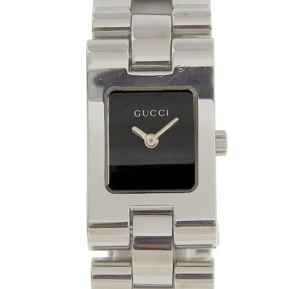 Gucci | Accessories | Gucci 235l Stainless Steel Silver Quartz Analog ...